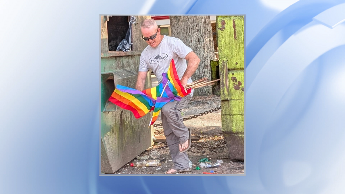 Man removed Pride flags from roundabout near NC State, got into ...