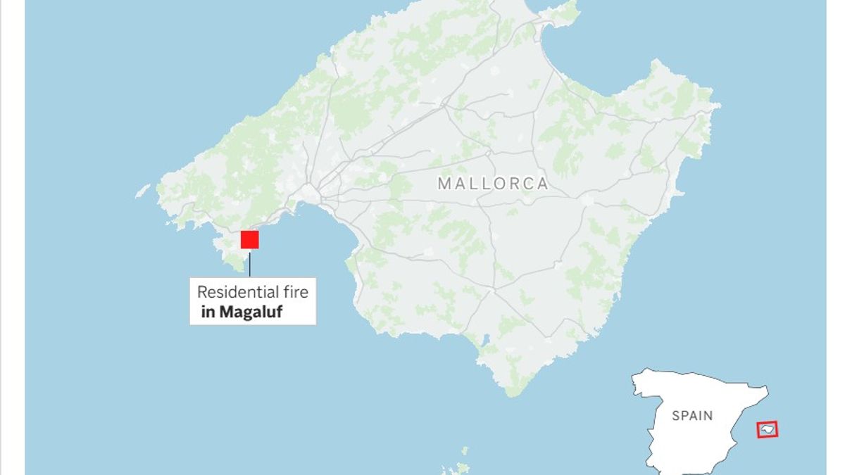 A fire on the Spanish island of Mallorca kills 2 people and injures ...