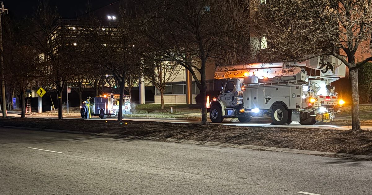 Raleigh intersection closed after car crashes into utility pole, knocks ...