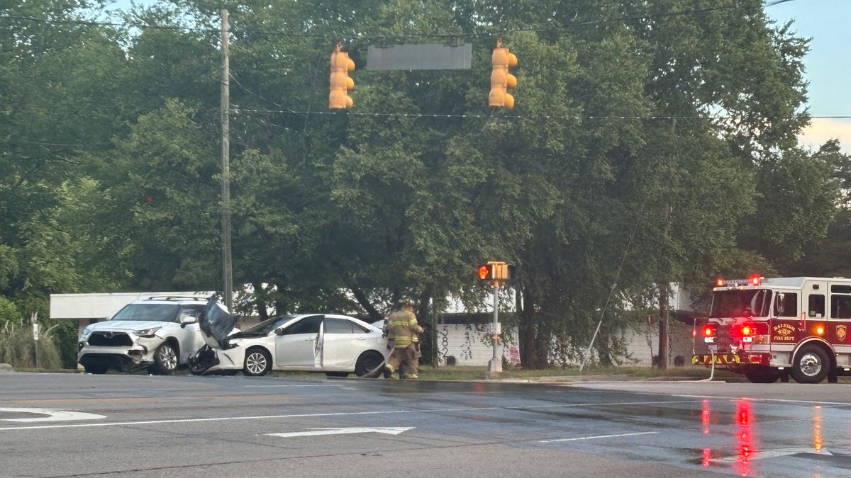 Multiple people injured in fiery crash in north Raleigh, road blocked ...