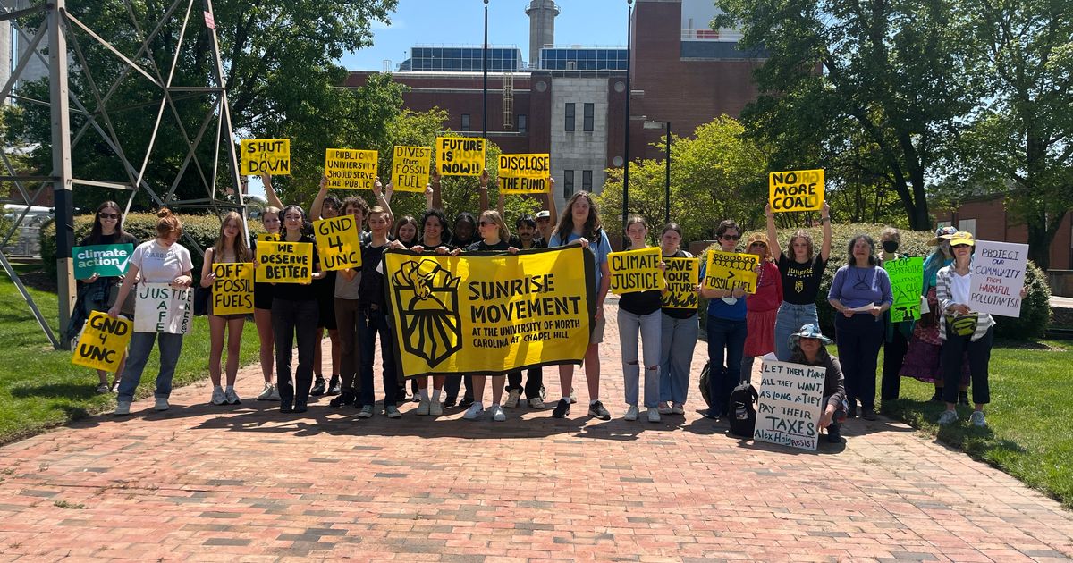 Students, residents protest UNC coal plant :: WRAL.com
