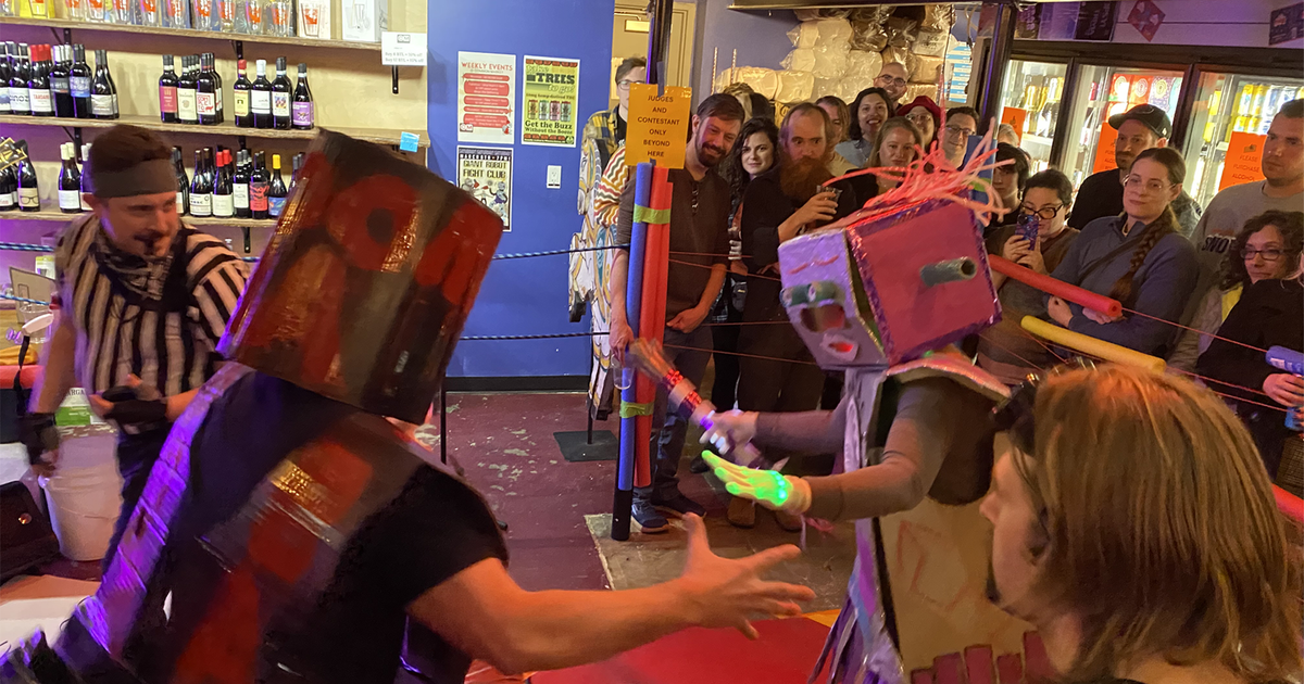 'Felt like a coliseum': Giant Robot Fight Club brings the fight, fun ...
