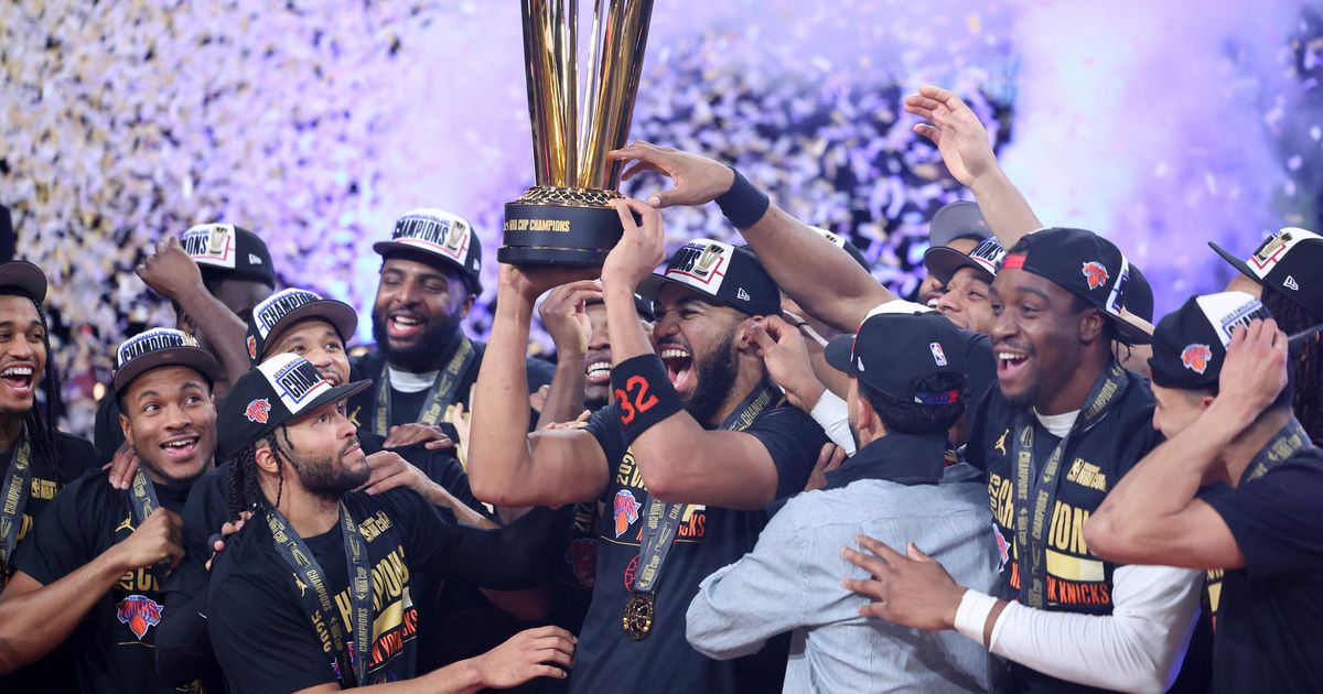 Knicks won't hang an NBA Cup championship banner at Madison Square ...