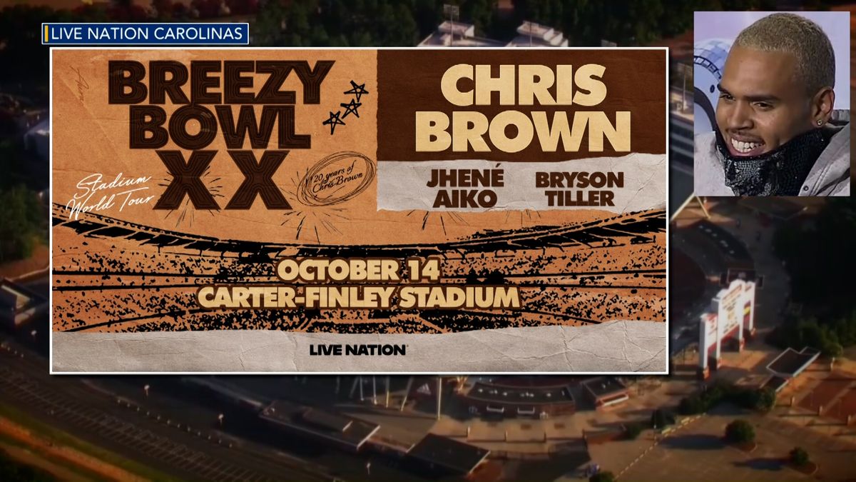 Chris Brown to bring music tour to Carter-Finley Stadium :: WRAL.com