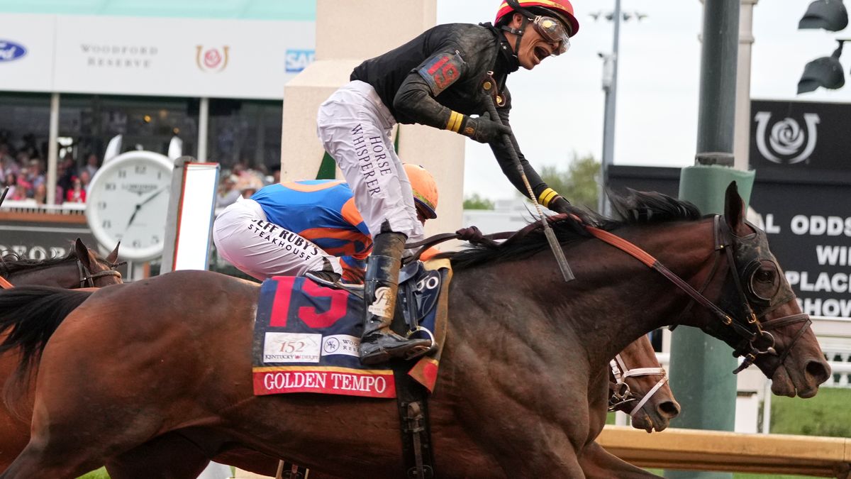 Kentucky Derby winner Golden Tempo is not running in the Preakness ...