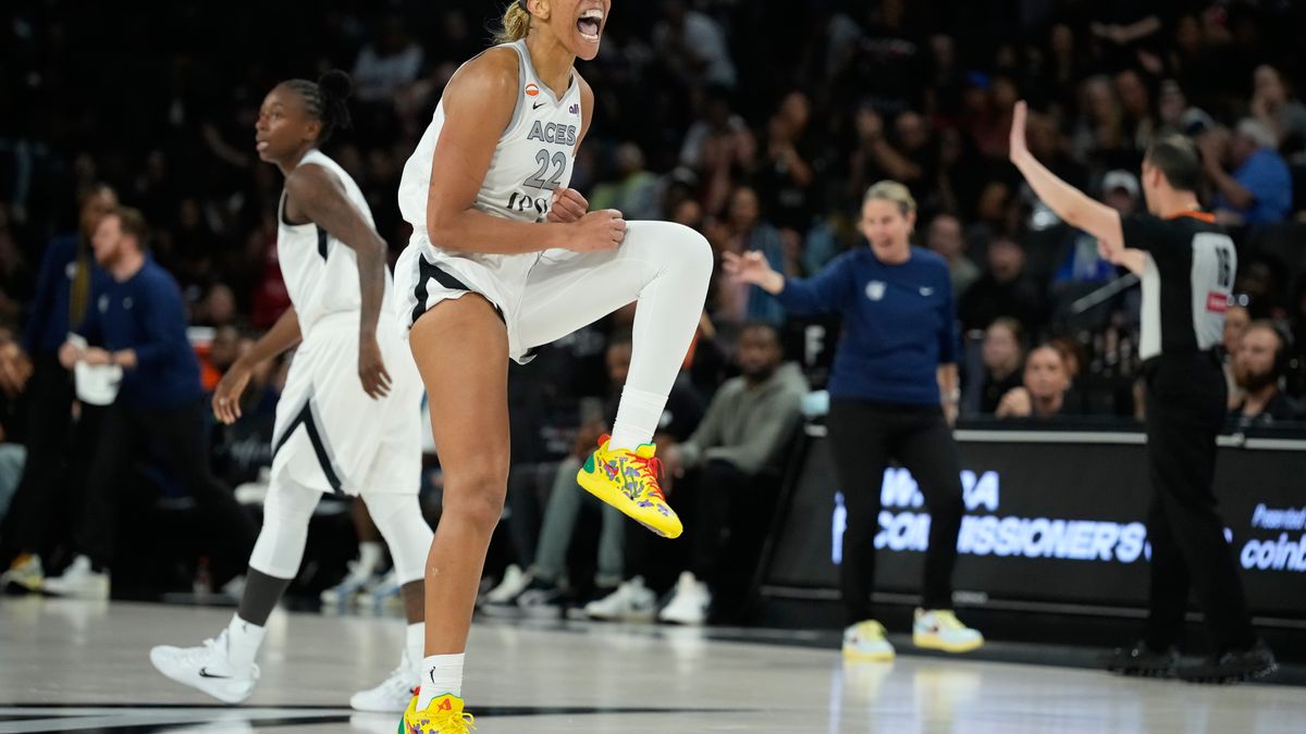 A'ja Wilson leads the Aces past the Lynx 100-97 for West lead in ...