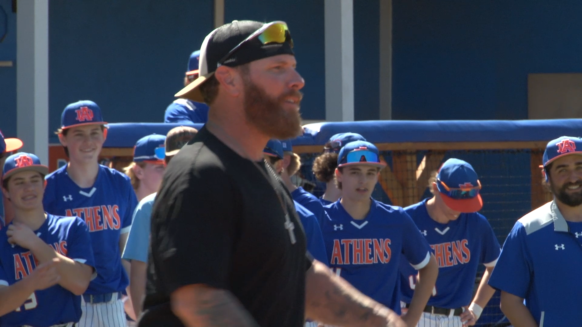 Athens Drive High School retires Josh Hamilton's jersey :: WRAL.com