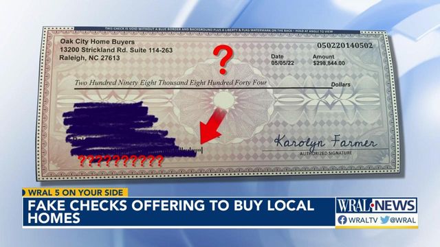Investors send homeowners fake checks offering to buy homes throughout ...