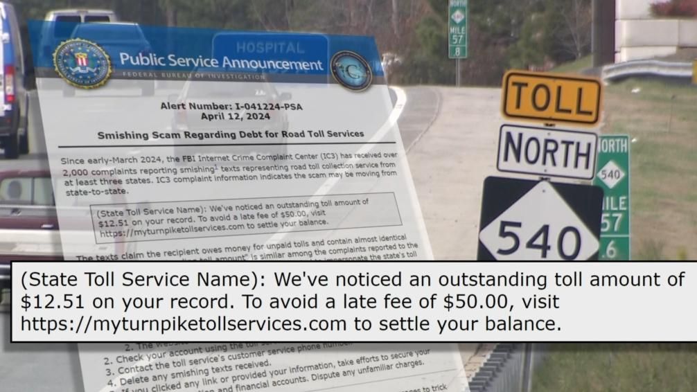 Beware of this scam: NC won't send text about a toll bill
