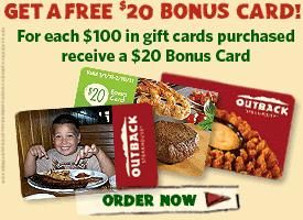 Gift card bonus deals