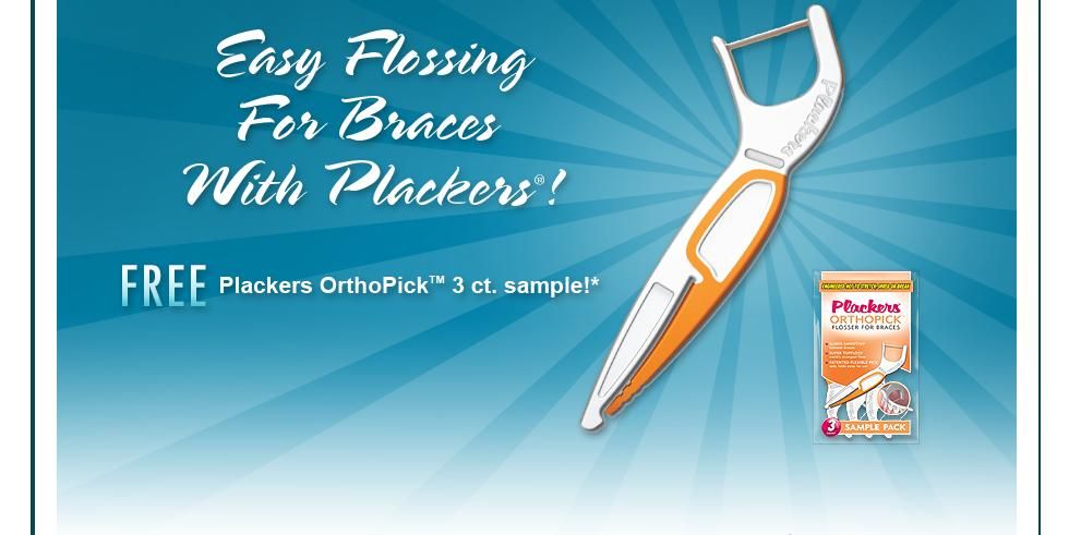 Free Plackers OrthoPick 3 count sample