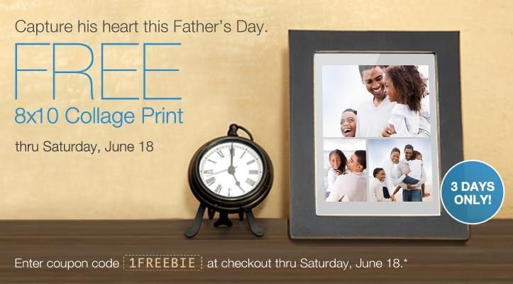 Walgreens FREE 8 x 10 collage print!