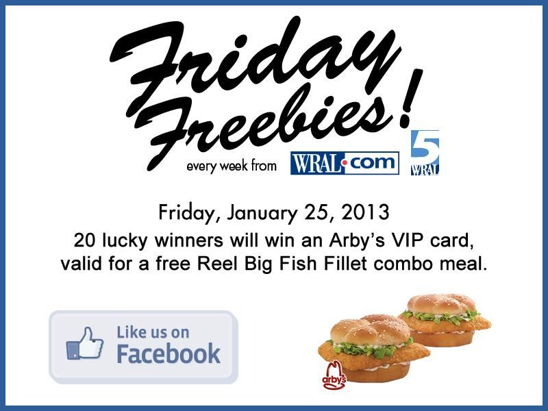 Giveaway: 20 FREE Arby's combo meals!