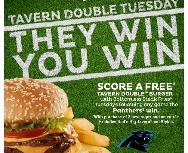 Red Robin FREE burger with purchase today!