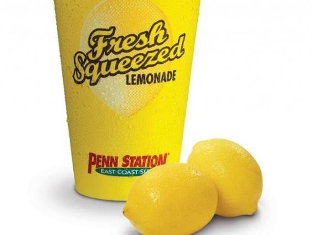 Penn Station East Coast Subs: Free lemonade offer
