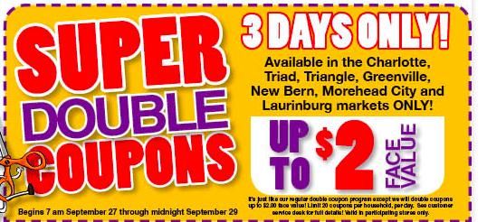 Harris Teeter Super Doubles CONFIRMED!