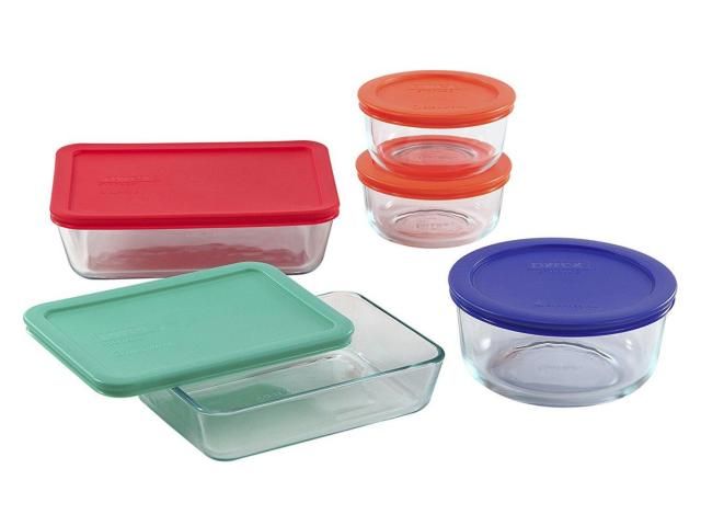 Pyrex 10 Piece Glass Storage Set Deal