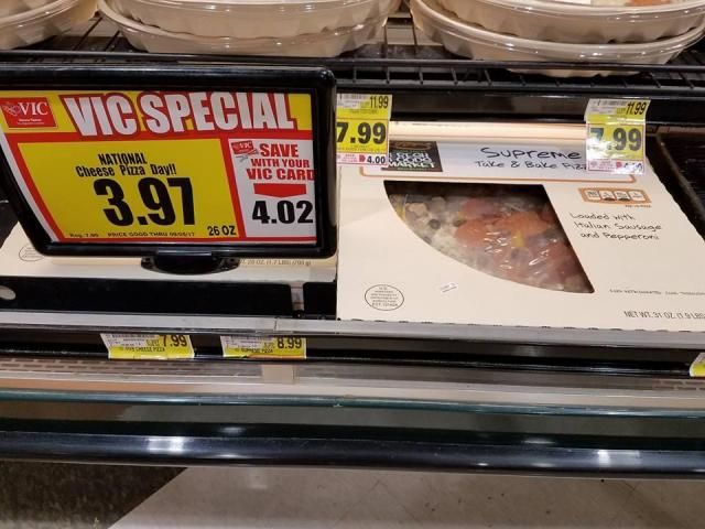 Harris Teeter Take and Bake Pizza sale Tuesday