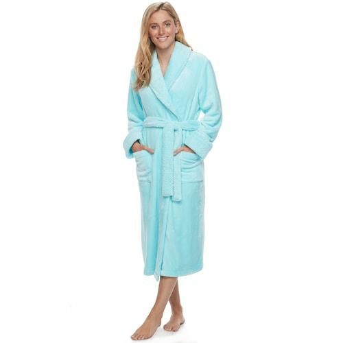 Kohl's: Women's SONOMA Plush Long Robe $20.99