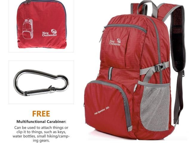 Outlander Packable Lightweight Backpack as low as $14.01