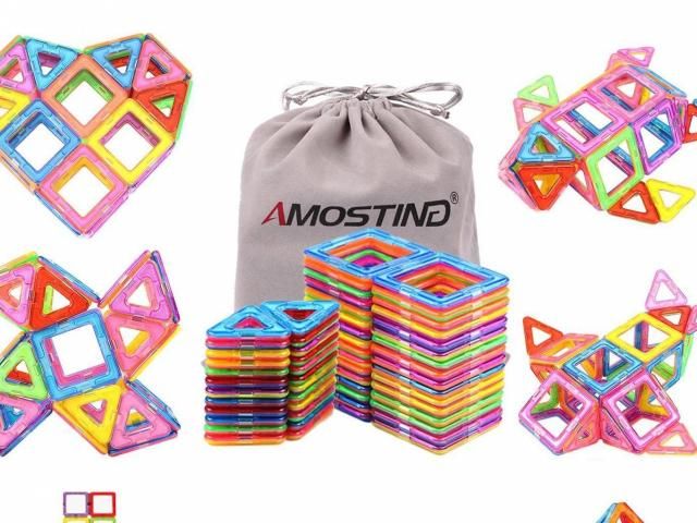 Magnetic Blocks 56 Piece Building Set only $17.24