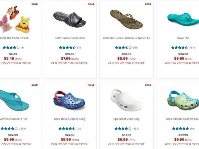 Crocs Shoes: up to 70% off clearance styles through Sunday