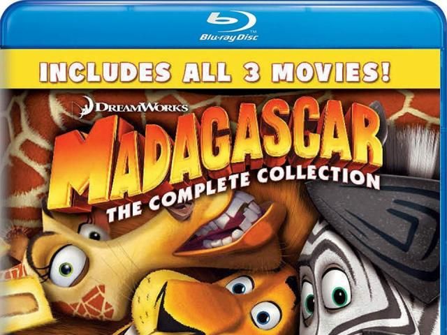 Madagascar: Complete Collection 1-3 for Blu-ray only $10.99 (56% off)