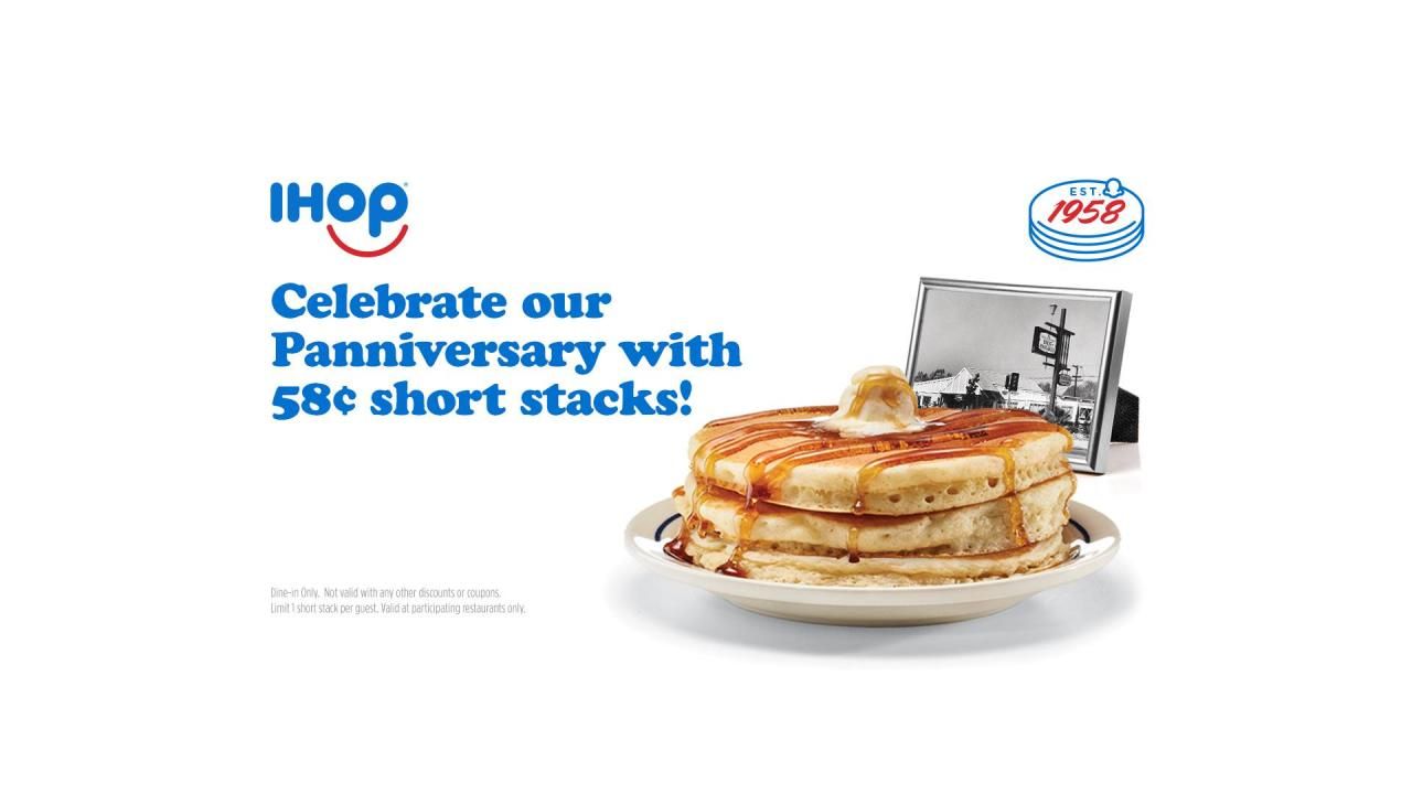 ihop pancake stack