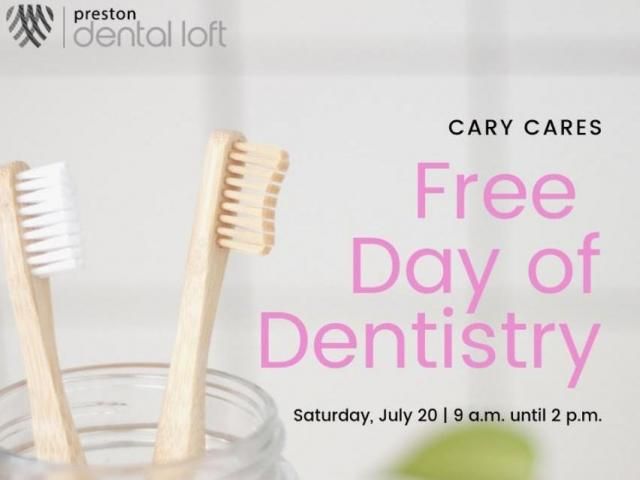 Free dental care for those in need on July 20 in Cary