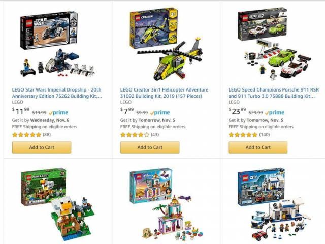 LEGO sets up to 50% off AND save $10 when you spend $50!