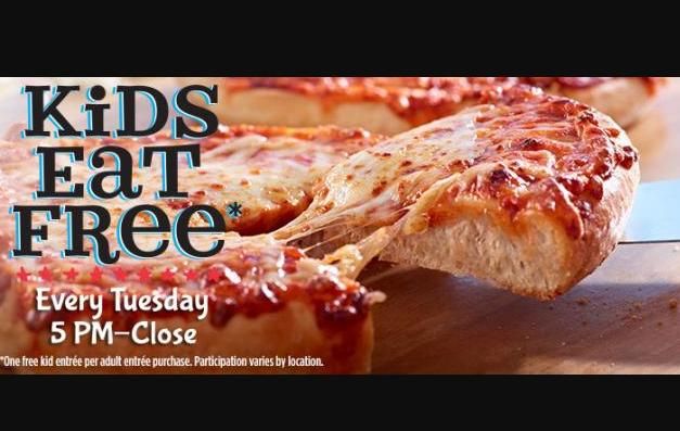 Ruby Tuesday: Kids eat free after 5 pm every Tuesday