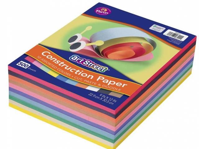 Multi-Color Construction Paper with 500 Sheets only $12.48