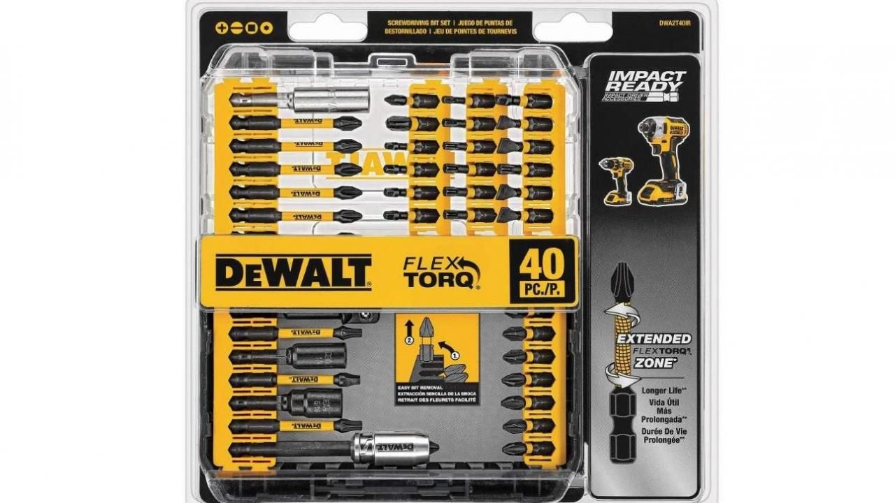 dewalt impact driver bit set