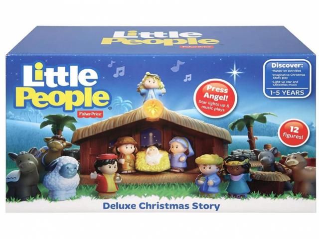 Fisher-Price Little People Christmas Story Nativity Set only $25