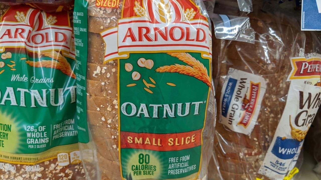 arnold bread small slice