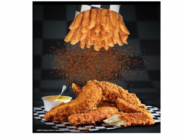 Checkers offering free single Fry-Seasoned Chicken Tender with any ...