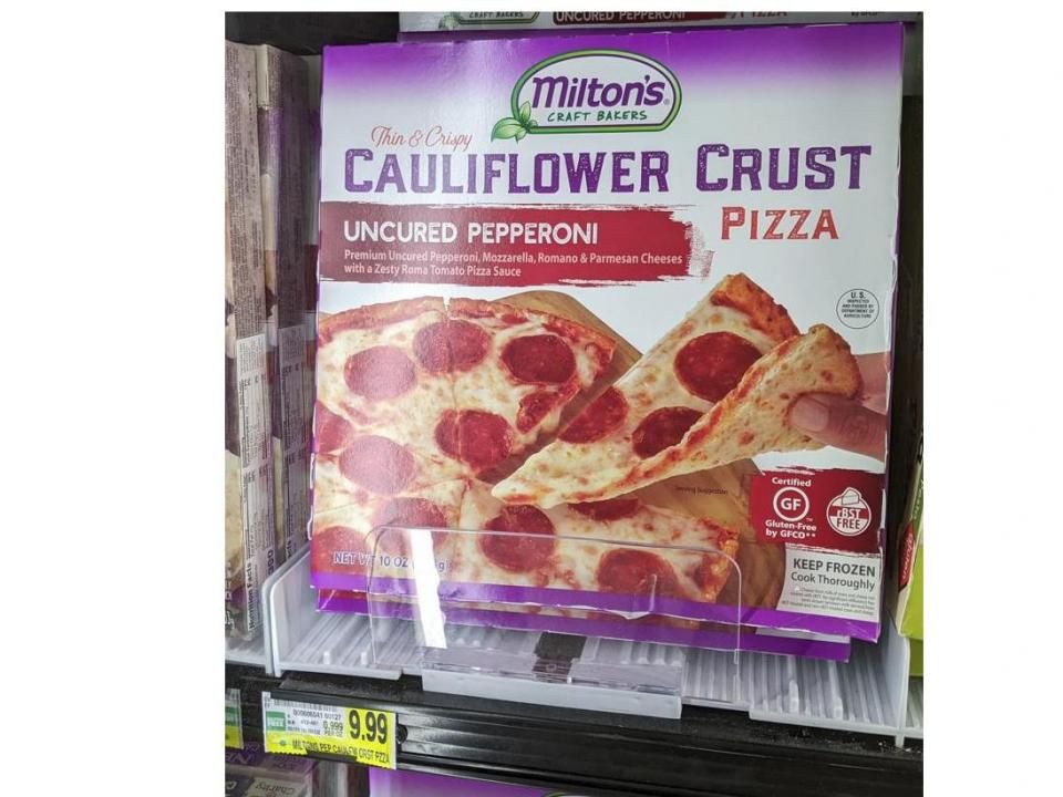 how to cook miltons cauliflower pizza