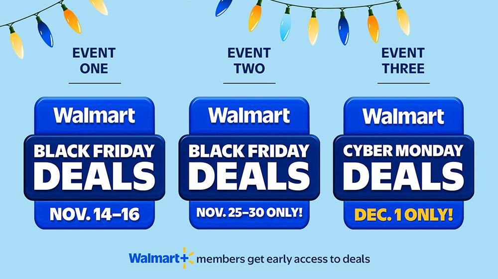 Walmart Black Friday Events announced: First one starts Nov. 14