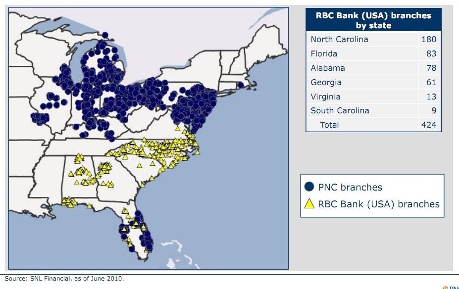 Pittsburgh-based PNC bank to buy RBC for $3.45B