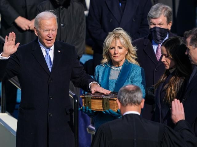 President Joe Biden's schedule for his first full day in office