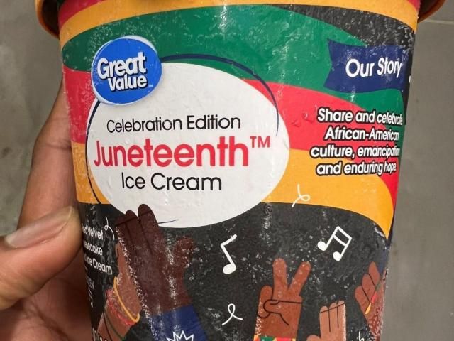 Walmart pulls Juneteenth ice cream from shelves after backlash