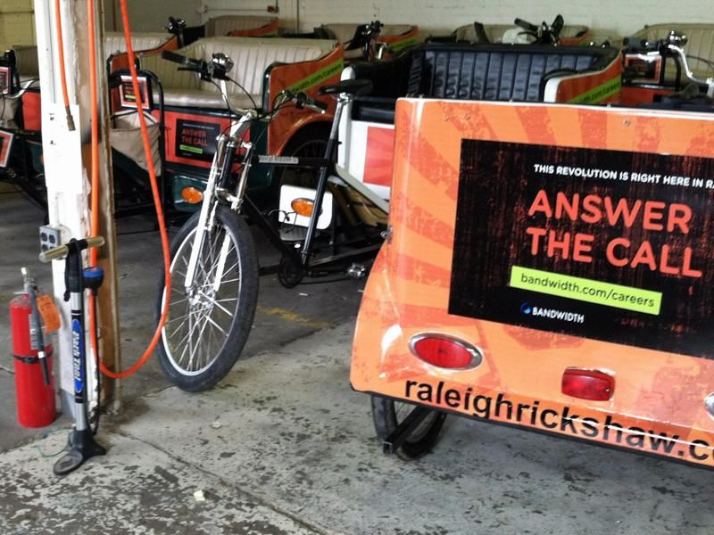 Raleigh rickshaws get connected