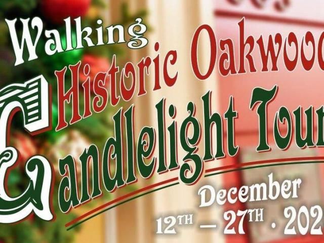 Historic Oakwood Candlelight tour is free this year