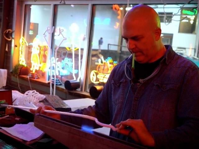 Raleigh glass blower helps bring Nights of Lights to life