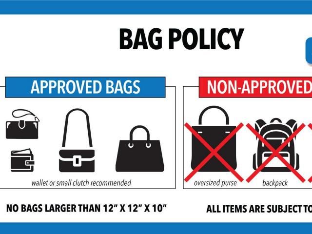 Check your bag before you go: New policy starts at Raleigh venue