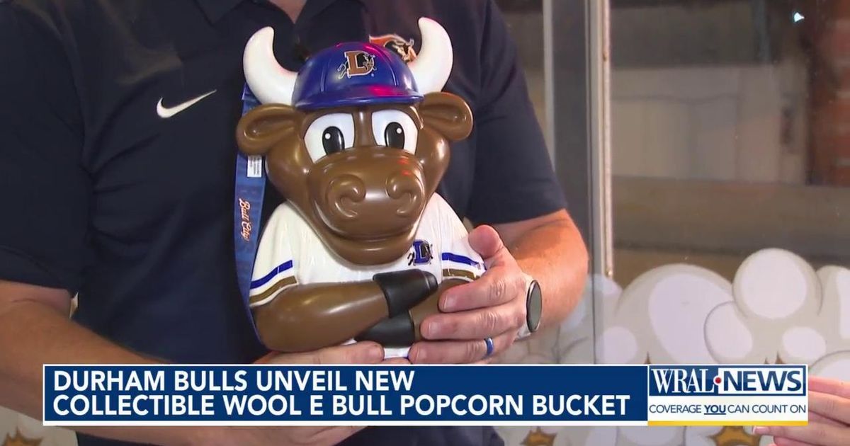 Durham Bulls make history with Wool E. Bull popcorn bucket :: WRAL.com