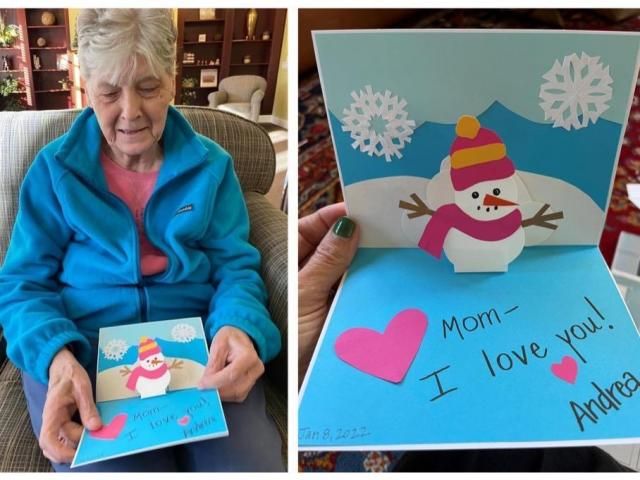 Alzheimer's: Cardmaking as a means to connect