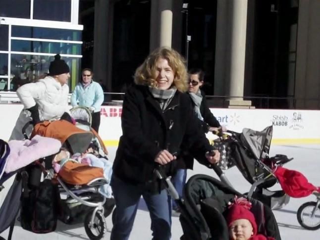 Ice Raleigh closes season with stroller skating