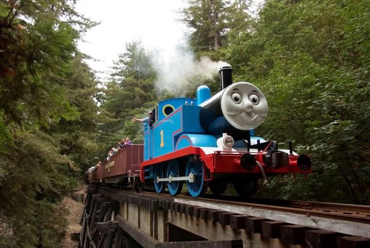 Thomas the Tank Engine rolls into Tweetsie Railroad