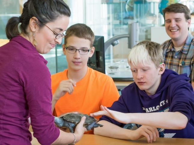 Science museum staffer wins top award for efforts to help visitors with ...